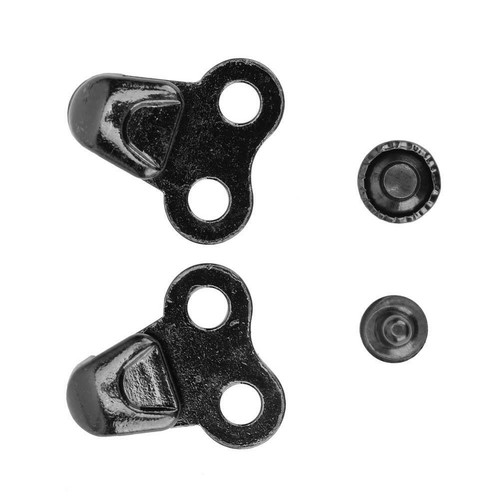 (3-Grey)20pcs Shoe Lace Hooks Set Alloy Boot Lace Fasteners With Rivets ...