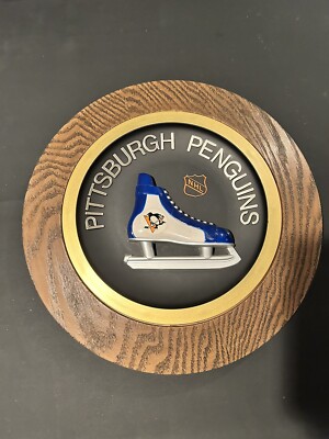 Vintage 1970's NHL Pittsburgh Penguins Hockey Skate - 14” 3D Wall ...