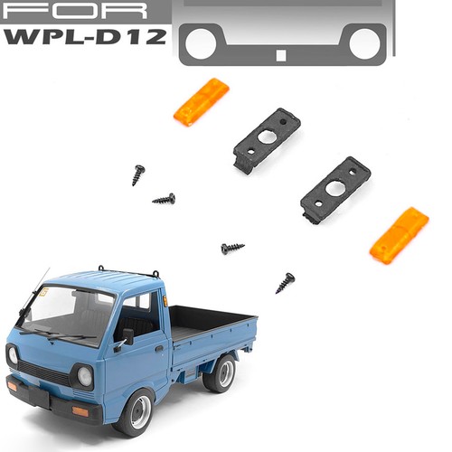 Simulation LED Side Light Lamp Kit for WPL D12 Pick-up RC Car Military ...