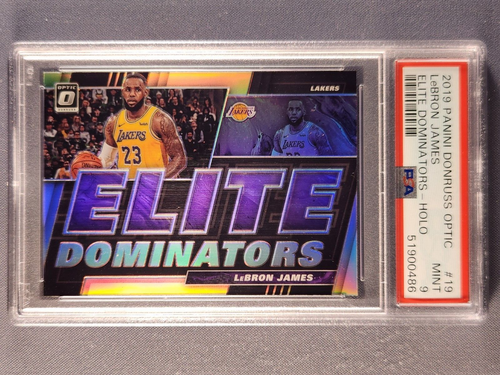 2019-20 Panini Donruss Optic - Elite Dominators LeBron James #19 Holo ...
