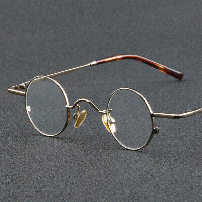 Small Round Eyeglass Frames Men Women Full Rim 35mm Glasses Retro Metal ...