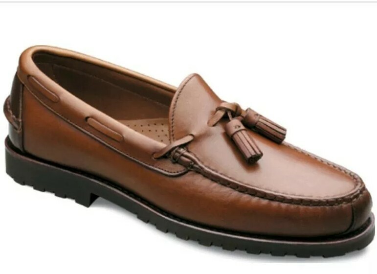 Allen Edmonds Kingsfield Penny Loafers Tasseled Brown Leather Men's ...