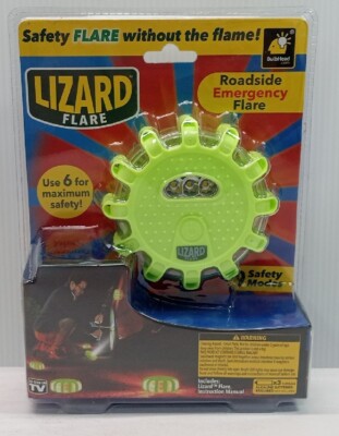 Lizard Flare Flameless Roadside Emergency Bright LED Safety Flare ASOTV ...