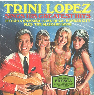TRINI LOPEZ--4-SONG-EP-PICTURE SLEEVE + 45--(GREATEST HITS)--PS--PIC ...
