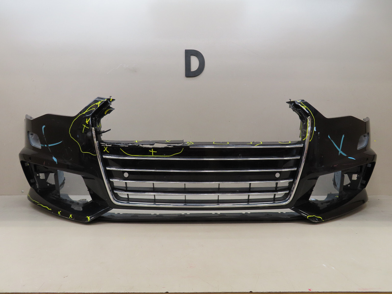 2016 2017 2018 AUDI A6 FRONT BUMPER COVER OEM 4G0807437 | eBay