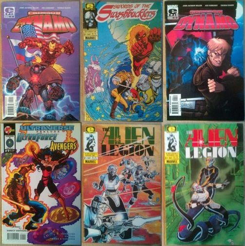 Crimson Dynamo The Alien Legion Swords of the Swashbucklers Ultraforce ...