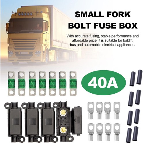40A MIDI FUSE KIT 4 ANS Holder 7 x 40 AMP Fuses to suit Redarc BCDC ...