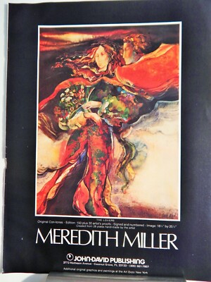 MEREDITH MILLER ART PIECE VTG ORIG 1980 ADVERTISEMENT | eBay