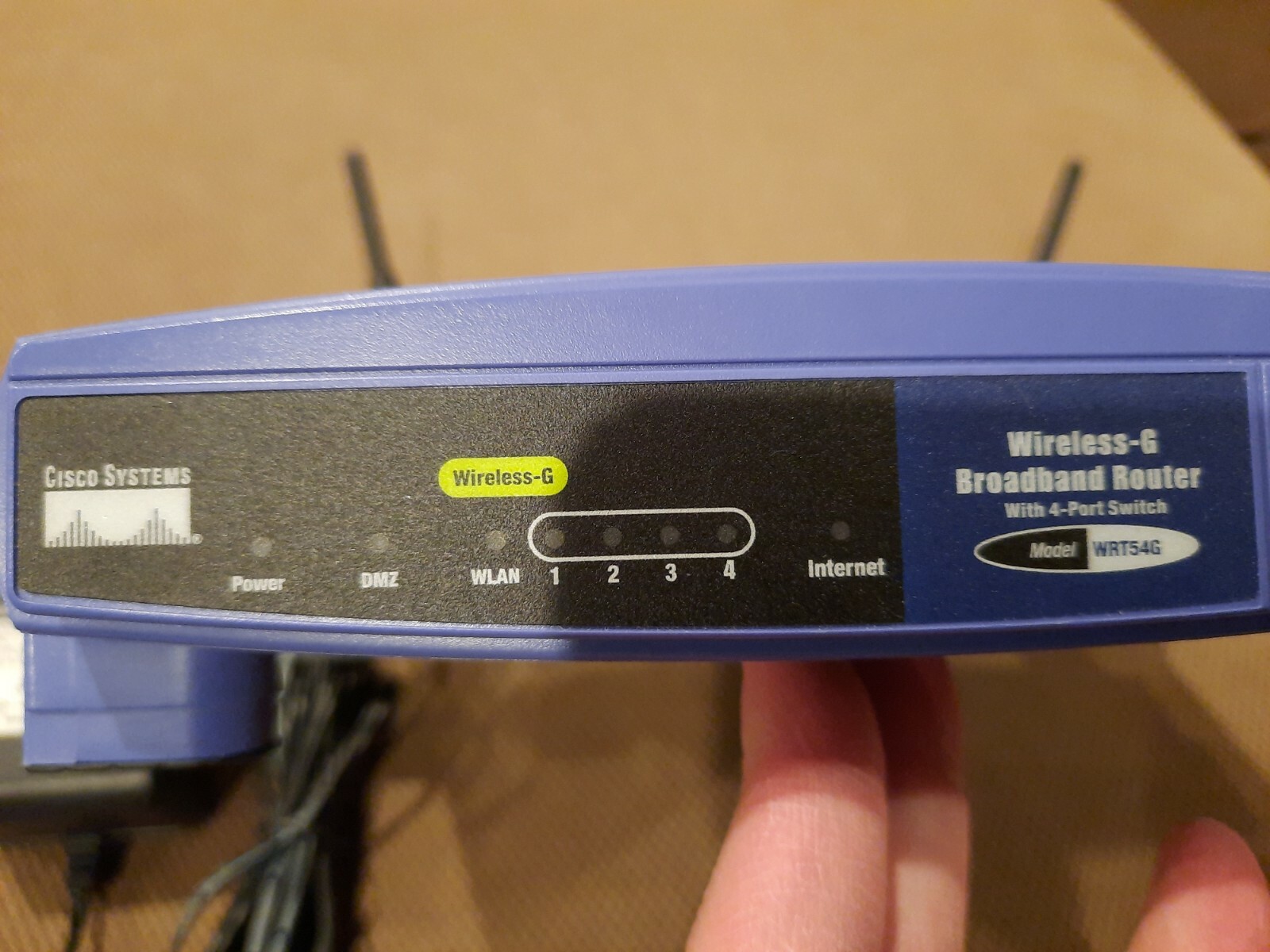 Linksys WRT54G 2.4 GHZ 4-Port Wireless G Broadband Router V2 | eBay
