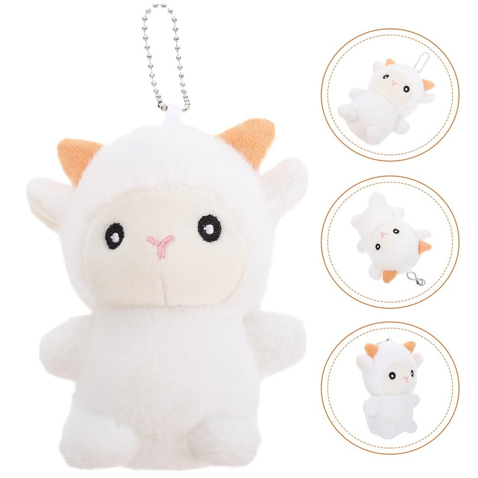 Key Chain Stuffed Animals Sheep Pendant Toy Car Keychain Pendants Purse ...