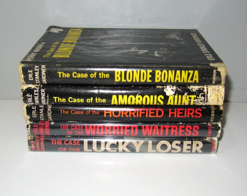 Lot of 5 vintage hardback Perry Mason books by Erle Stanley Gardner w ...