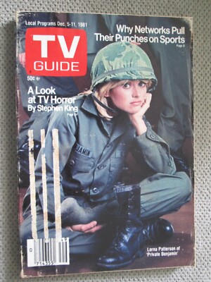 TV GUIDE 1981 December 5-11 Private Benjamin Lorna Patterson Vintage ...
