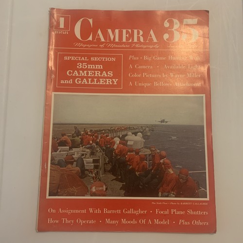 Vintage Camera 35 Magazine Number 1 From 1958 | eBay