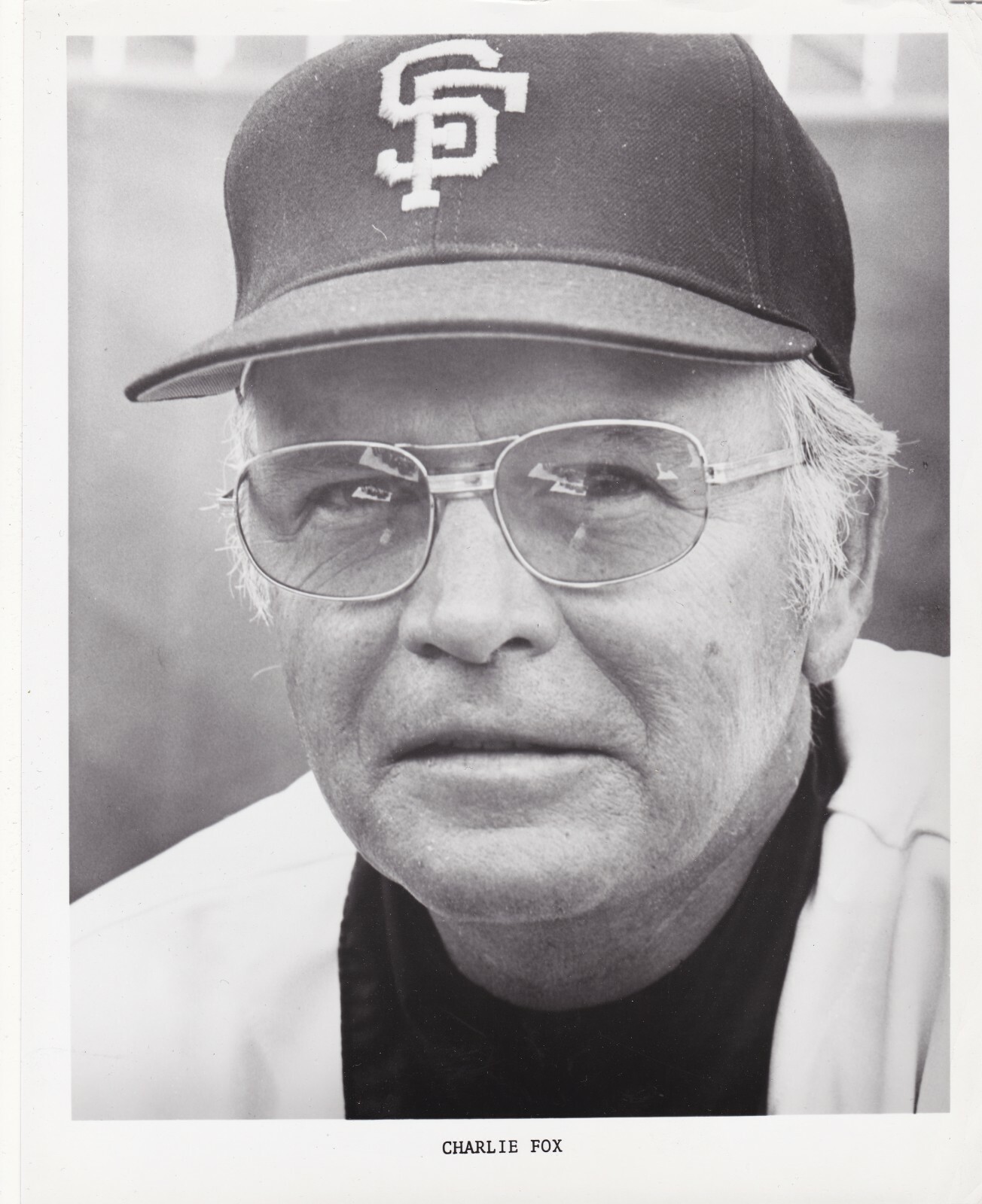 CHARLIE FOX SAN FRANCISCO GIANTS TEAM ISSUED 8X10 PHOTO CHICAGO CUBS ...