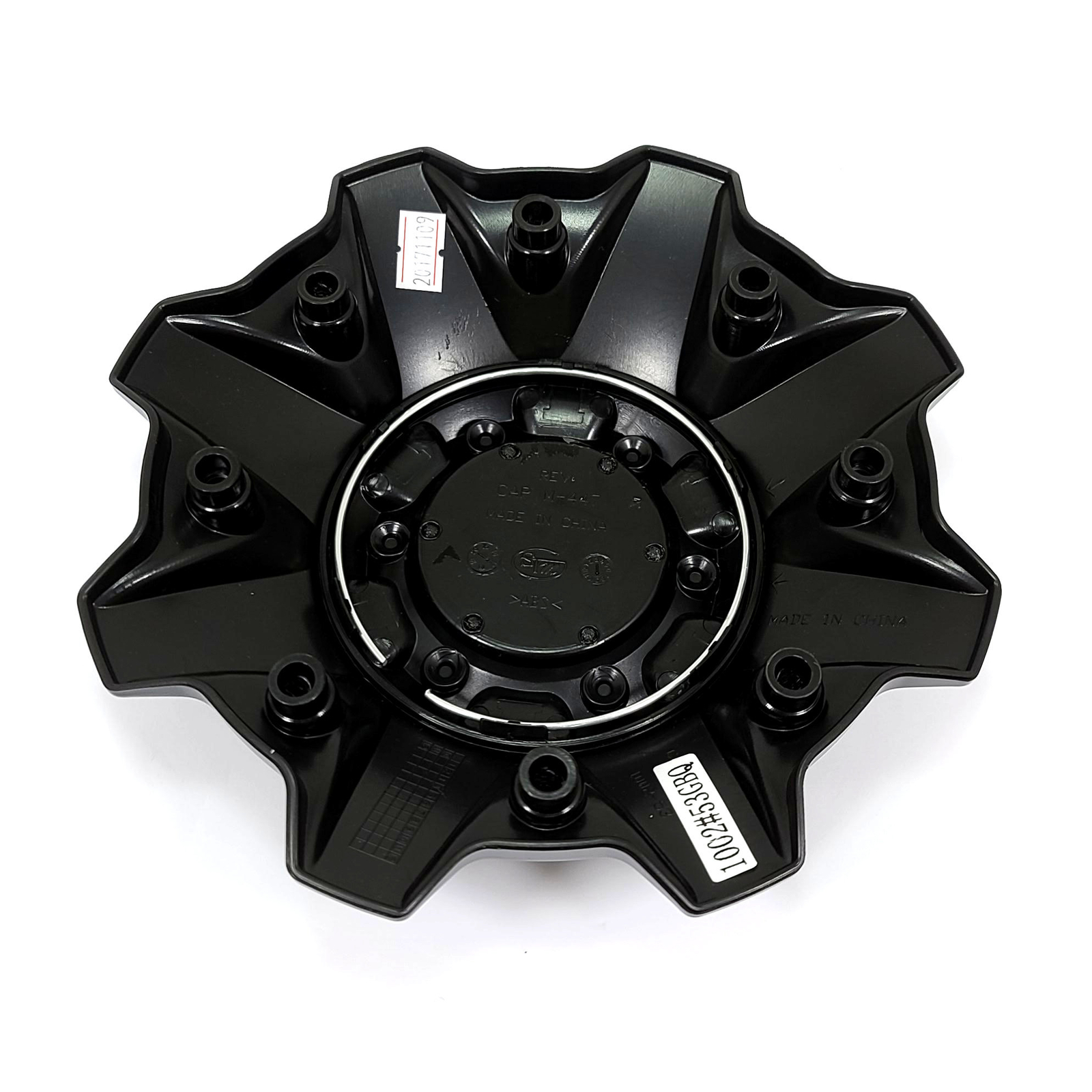 4 Fuel Off-Roads Black Center Caps for 8L D797 ARC D798 ARC Maverick ...