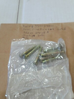 (QTY 8) Ski-Doo New OEM Rivet-Steel Solid 390004800 | eBay