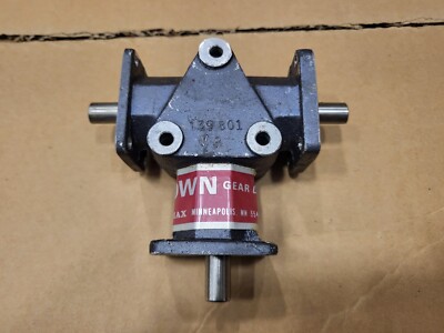 Crown Gear Zero Max Gearbox C139801 Right Angle 1:1 Ratio 3 Way | eBay