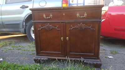 Henredon Rittenhouse Square Chippendale Server Sideboard Mahogany Bar ...