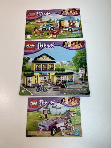 LEGO Friends Instruction Manuals -Mixed Lot of 4 Booklets & A Box | eBay