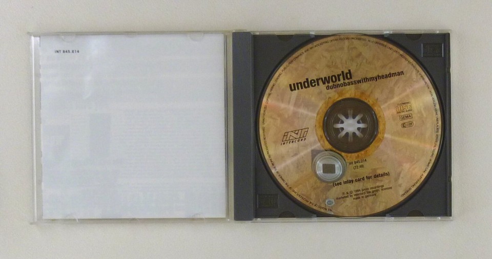 Cd Disc - Underworld – Dubnobasswithmyheadman - A9553 K89 | eBay