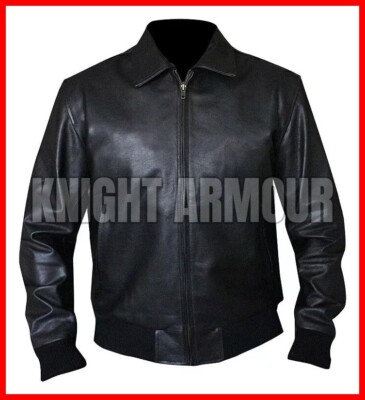 Happy Days Henry Winkler Fonzie Black Leather Jacket Coat | eBay