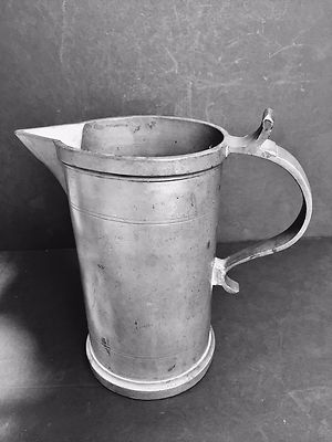 ANTIQUE GERMAN PEWTER PITCHER - MARKED | eBay
