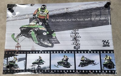 ARCTIC CAT ZR Blair Morgan Race Snowmobile Poster vintage sled AIR | eBay