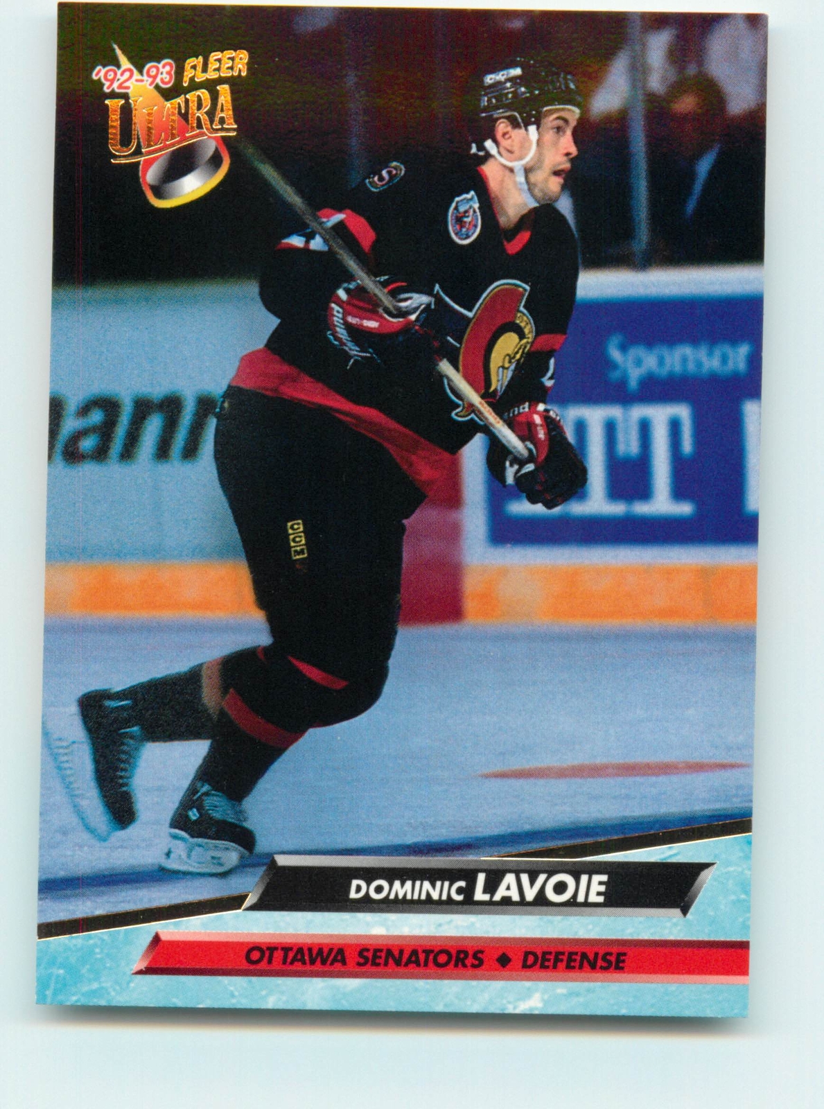 1992 Ultra #145 Dominic Lavoie Ottawa Senators | eBay