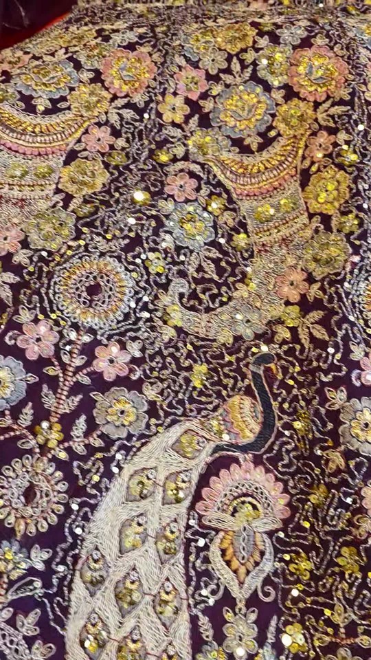 Purple Plum Indian Pakistani Lenga Dress, Bridal Party wedding wear | eBay