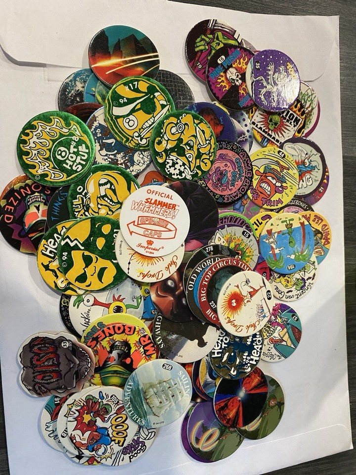 Vintage Large Lot of Assorted Pogs | eBay