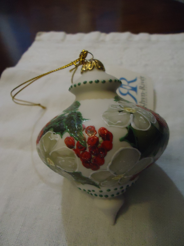 2000 RHYN-RIVET HAND PAINTED CHRISTMAS TREE ORNMENT | eBay