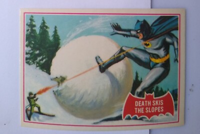 1966 89 Reissue Topps Red Bat Death Skis the Slopes MINT high Grade ...