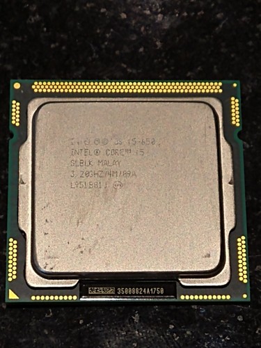1st Gen Intel Core i5-650 LGA 1156 CPU Processor SLBTM 3.20GHz Dual ...