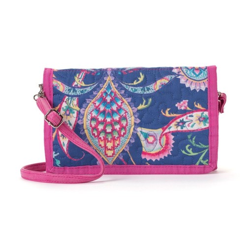 Donna Sharp "Royal Paisley" LARGE WALLET 8" x 5" NWT | eBay