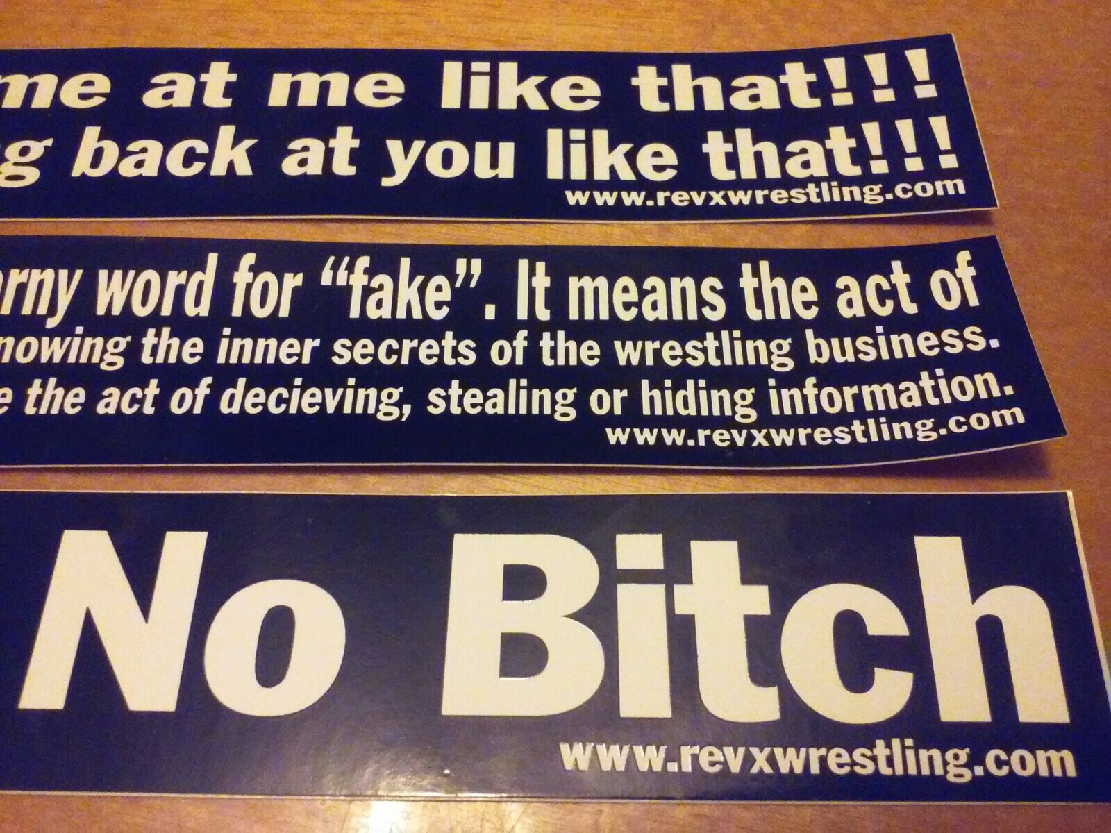 Pro Wrestling Decal Sticker Revolution X kayfabe definition vintage AEW ...