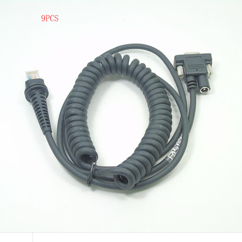 9pcs 3M Coiled Cable For Honeywell 1900G 1200 1300G 1450 Scanner CBL ...