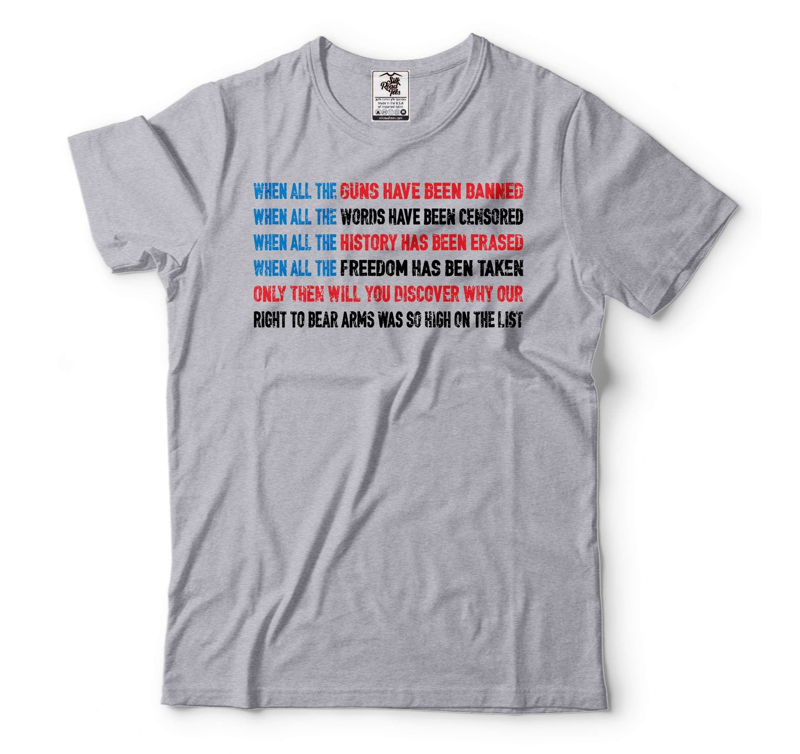 USA Pro Gun Shirt US Patriotic Flag Tee 2nd Amendment Tshirt Gun Lover ...