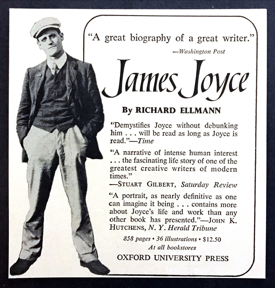 James Joyce Biography Ellmann's Joyce — Harvard University Press