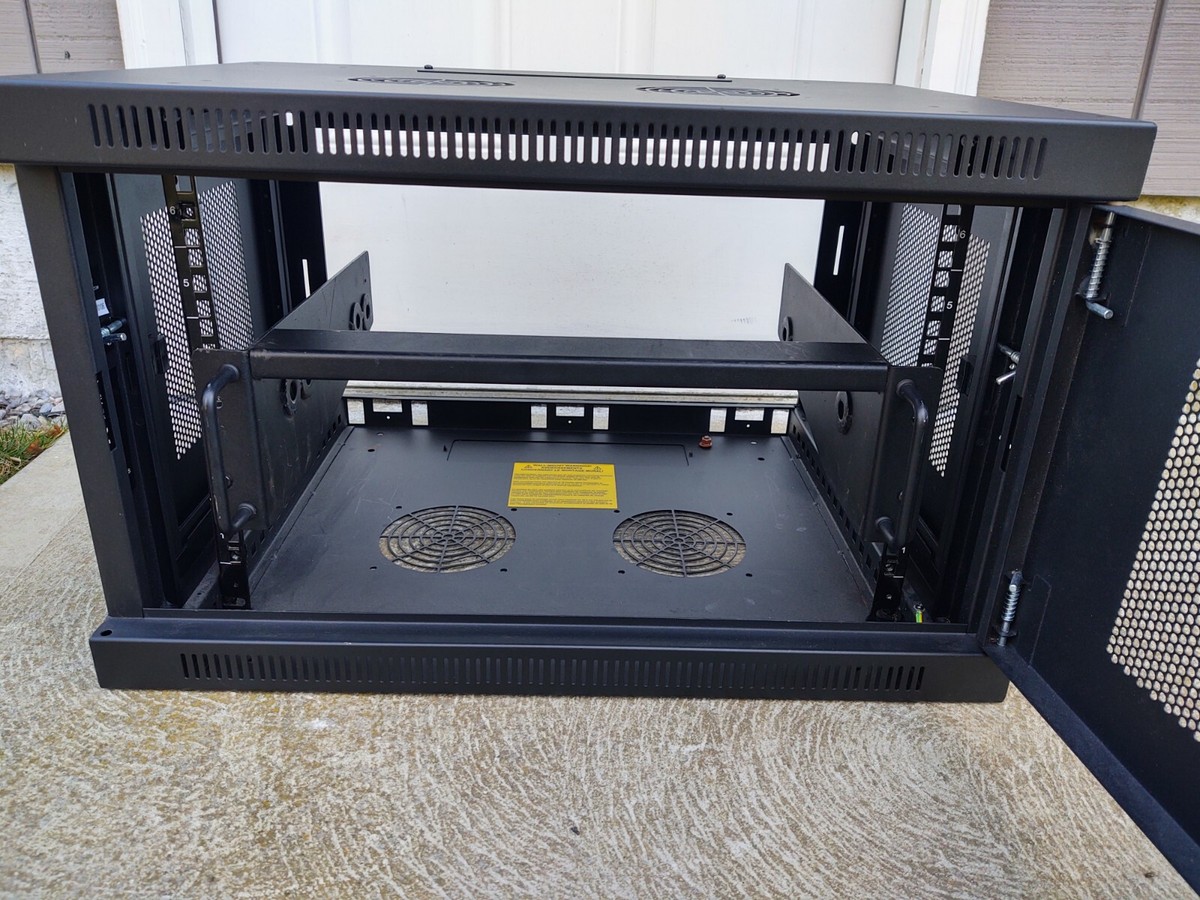 Tripp Lite 6u Wall Mount Rack Enclosure Server Cabinet 16 5 Deep Switch ...