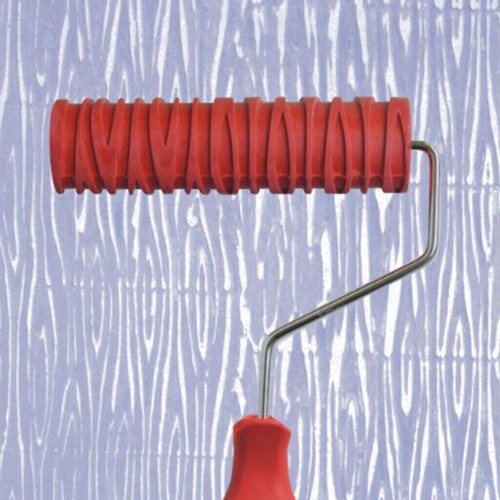 7" Easy Brush Sleeve Texture Tool, Embossed Paint Roller with Handle DE ...