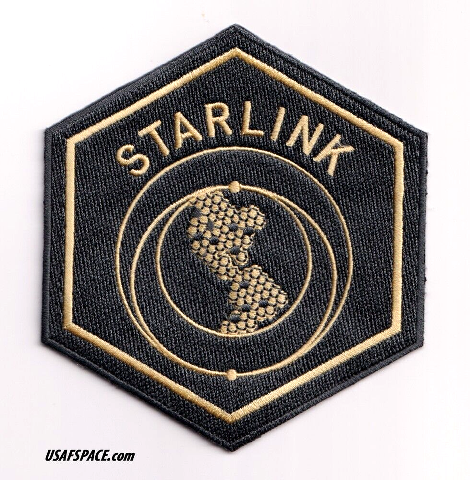 Authentic STARLINK SPACEX FALCON 9 Launch SATELLITE SPACE Mission PATCH ...