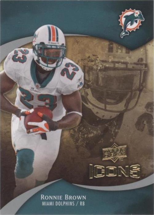 2009 Upper Deck Icons - Ronnie Brown #50 for sale online | eBay