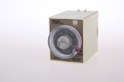 1 Set 110V AC Power Off Delay Timer Time Relay 0-3 Minute 3M ST3PF&Base ...