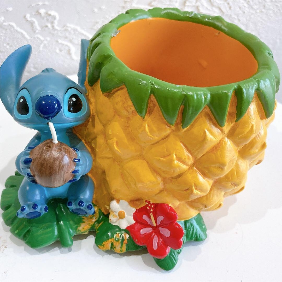 Disney Lilo & Stitch Planter Figure Doll Case Disney Limited Vintage ...