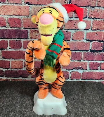 Telco Motionettes Disney 1997 Tigger Animated Christmas Figure For ...