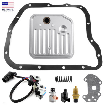 A518 46RE 48RE Transmission Filter Kit w/Solenoid & Sensor For Dodge ...