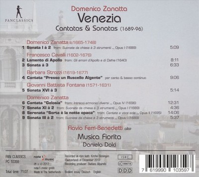 FLAVIO FERRI-BENEDETTI / MUSICA FIORITA / DANIELA DOLCI DOMENICO ...