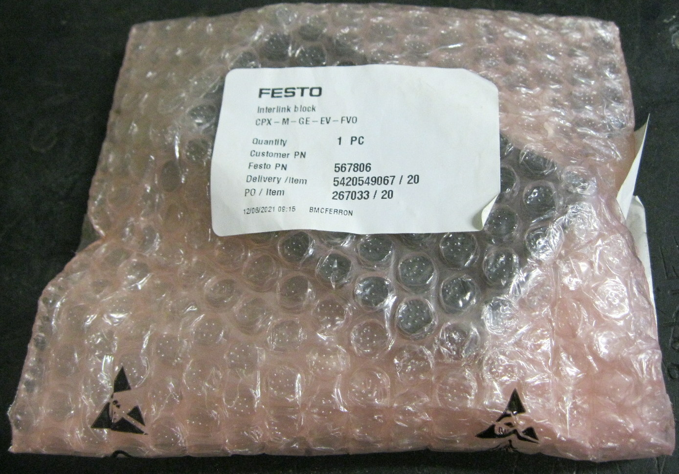 Festo 567806 Interlinking Block | eBay