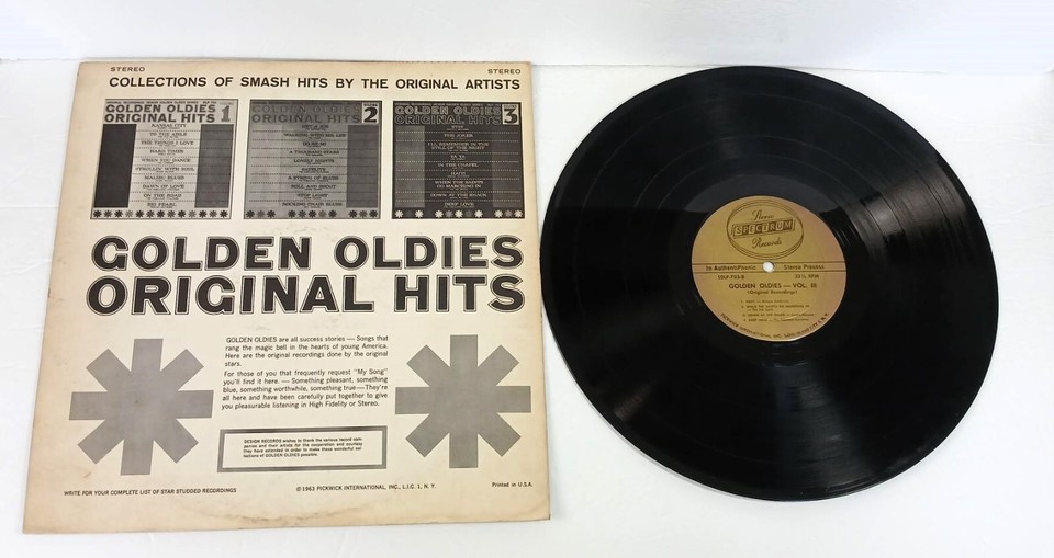 Various - Golden Oldies Original Hits-VOLUME 3 LP- 1963 SDLP-703 | eBay