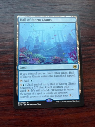 1x HALL OF STORM GIANTS - Forgotten Realms - MTG - Magic the Gathering ...